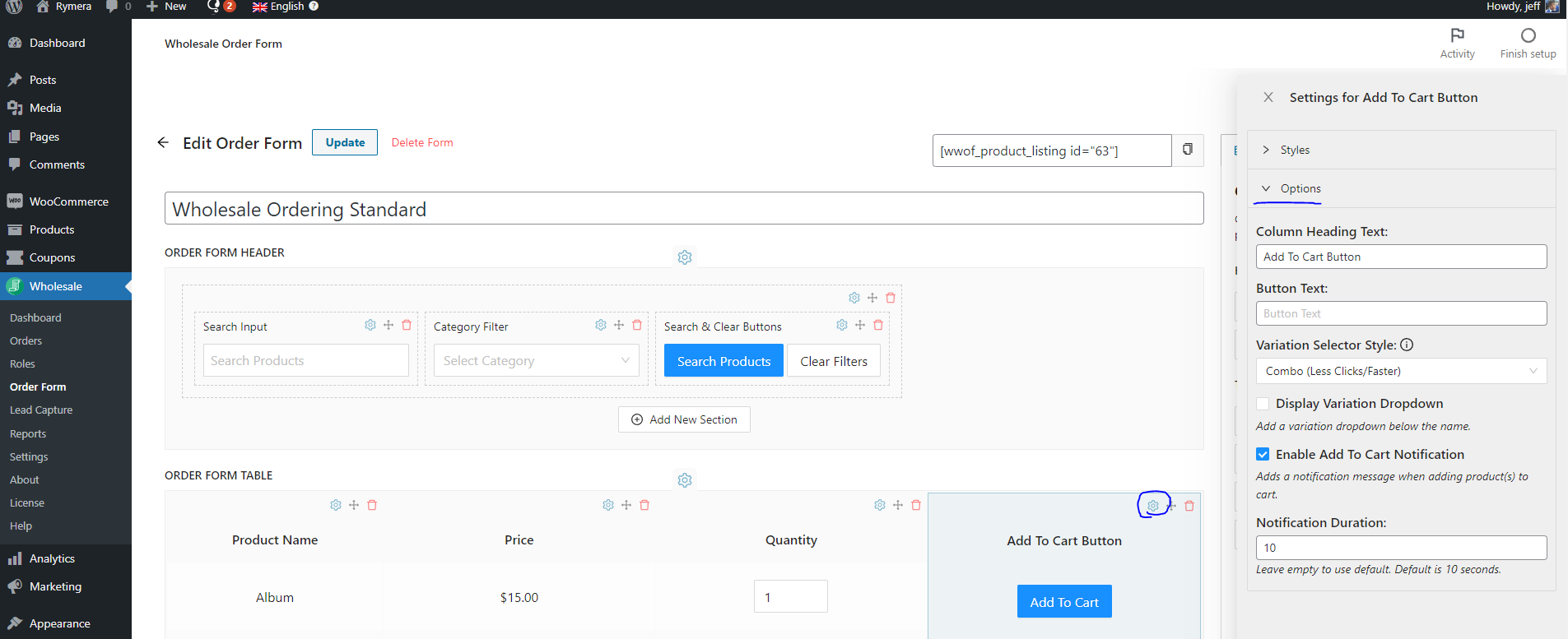 How To Disable The Add To Cart Notification - Wholesale Suite