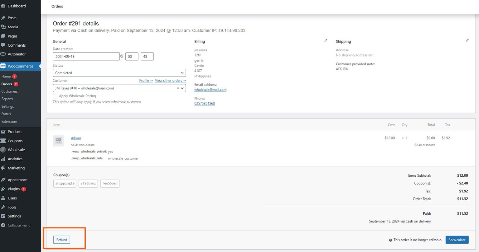 How To Process WooCommerce Refunds (Easy Guide)